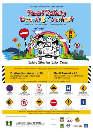 Road Safety Drawing Contest - Educating Children on Road Safety Signs ...